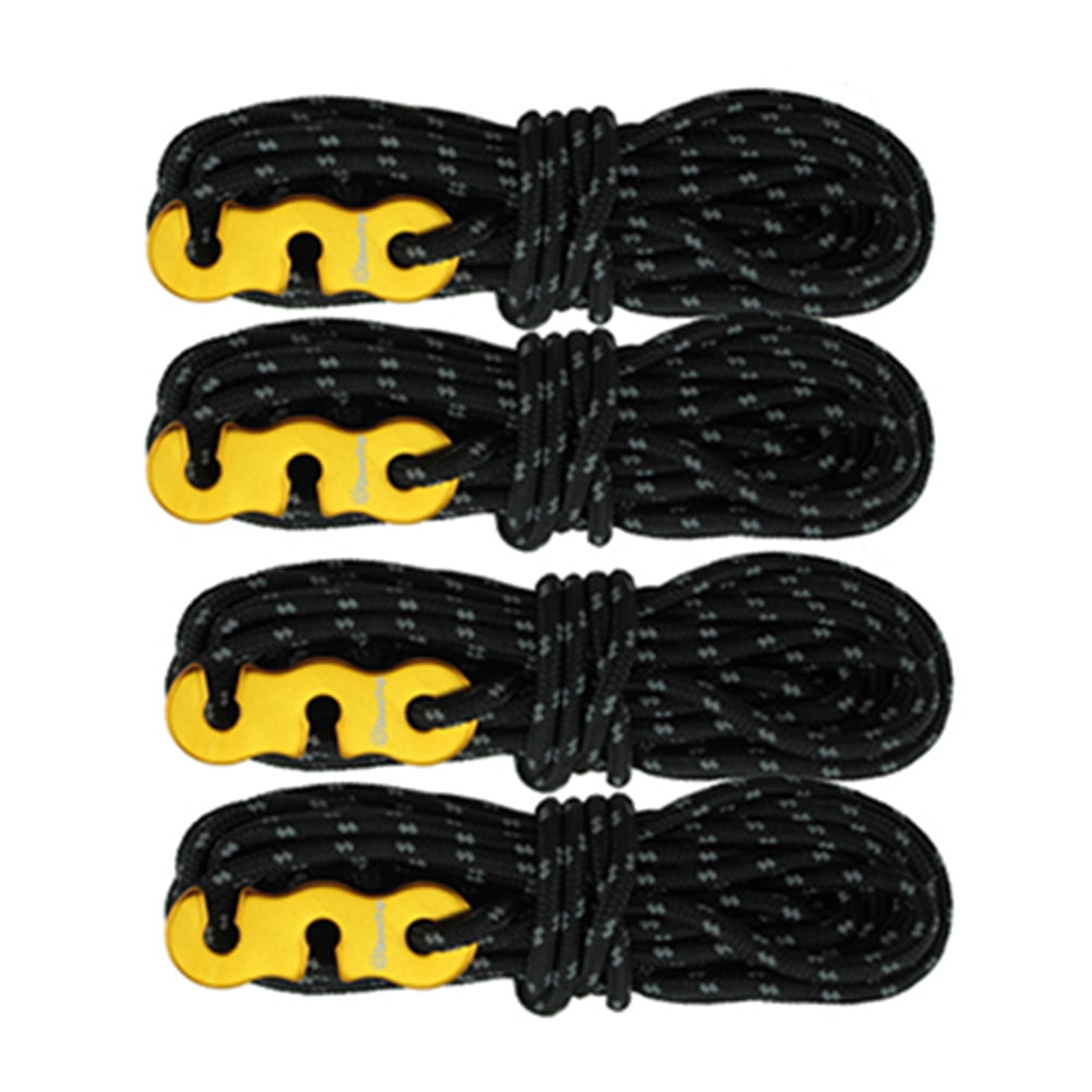 4 Pcs Tents Camping Rope Cord Bold Multifunction Reflective - Walmart.com