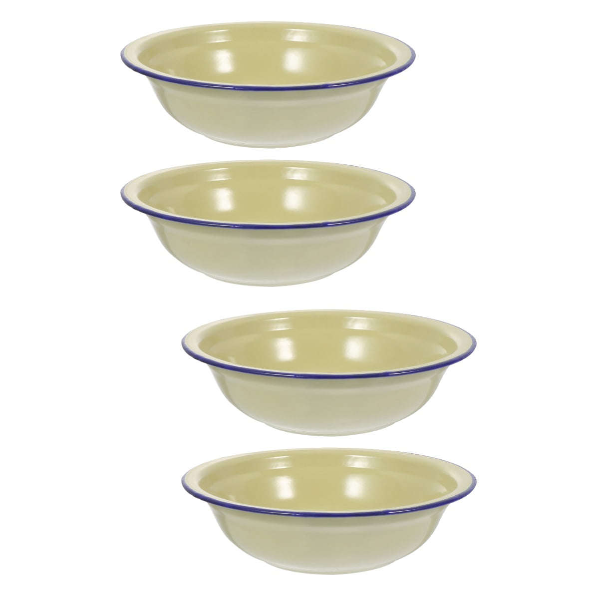 4 Pcs Thickened Vintage Style Food Bowls Food Containers Food Storage ...