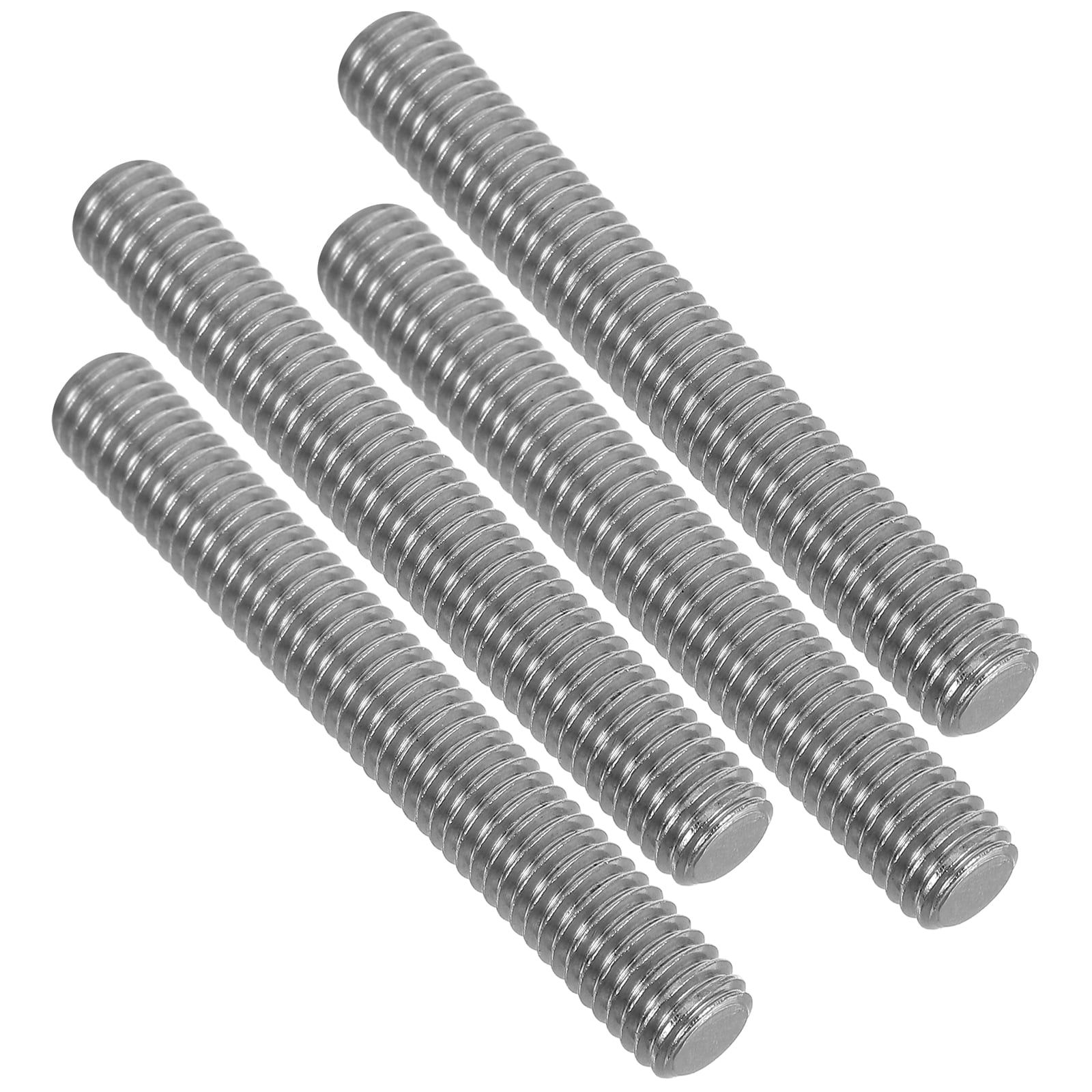 4 Pcs Threaded Rods Studs Accessories Handrail Automatic Silver ...