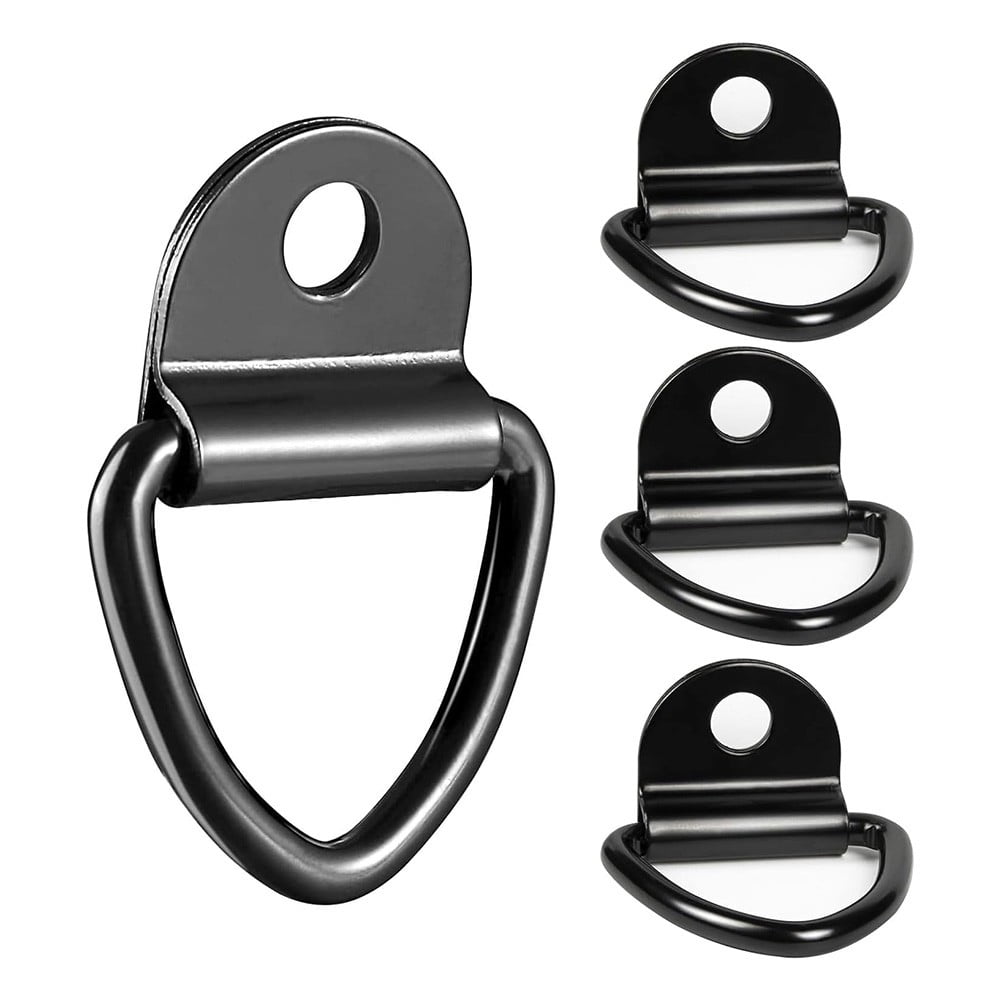 4 Pcs Tie Down Anchor Heavy Duty Lashing D Rings,Heavy Duty Steel Tie Down Hooks - Walmart.com