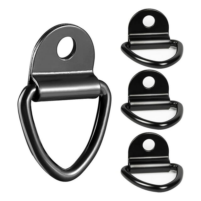 4 Pcs Tie Down Anchor Heavy Duty Lashing D Rings,Heavy Duty Steel Tie Down Hooks - Walmart.com