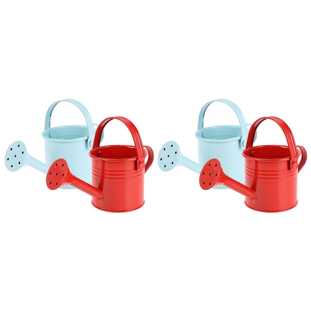 4 Pcs Tin Watering Can Tool for Home Planting Smooth Pouring Child ...