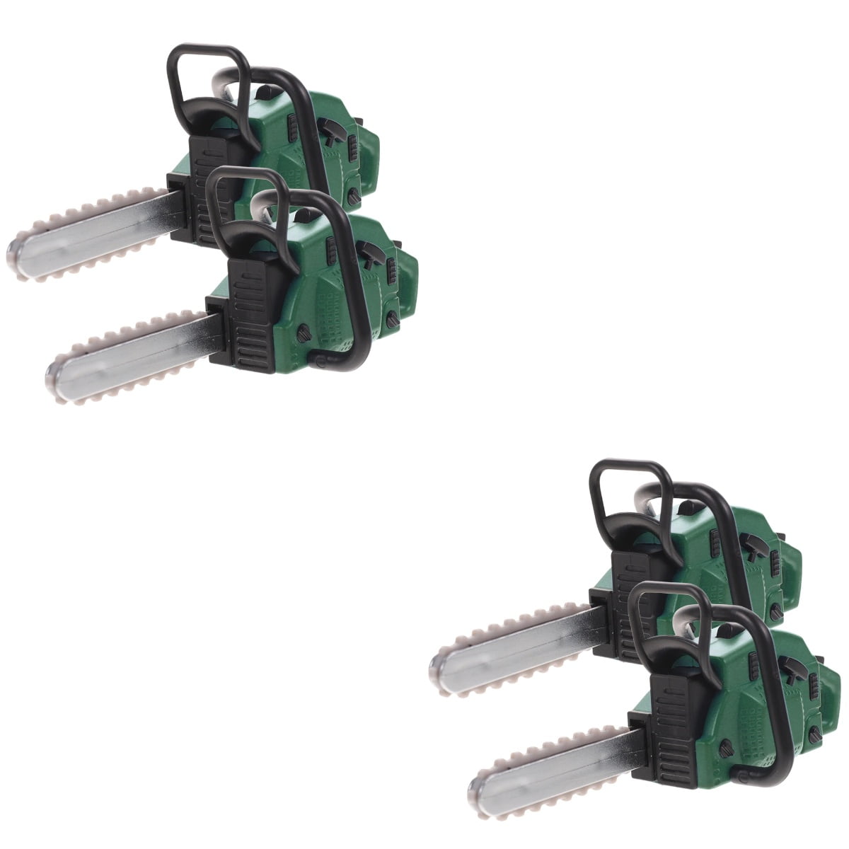 4 Pcs Tiny Chainsaw Model Miniature Gardening Chainsaw Mini Garden ...