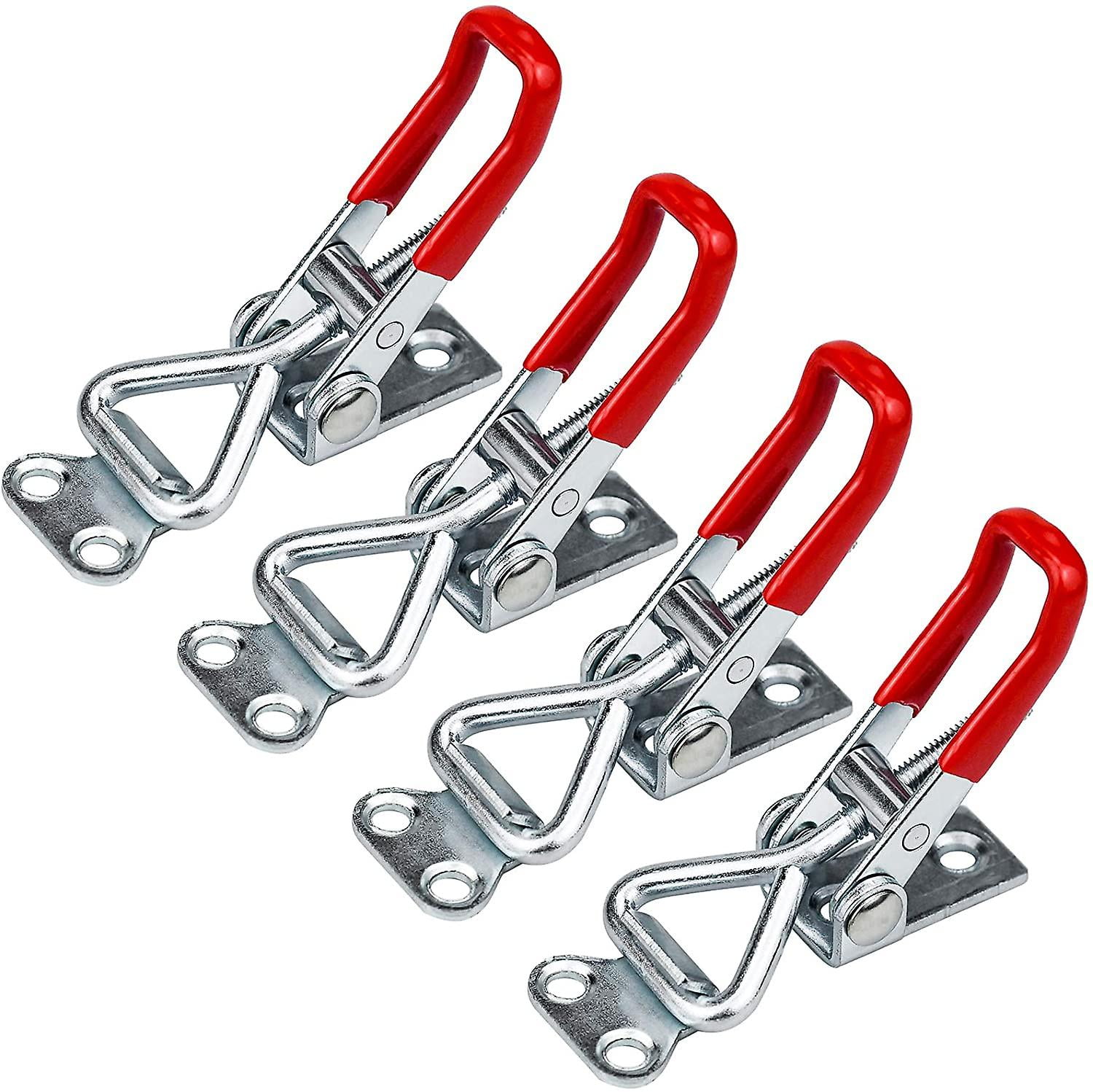 4 Pcs Toggle Clamp Latch, 100kg Adjustable Toggle Latch, Quick Release ...