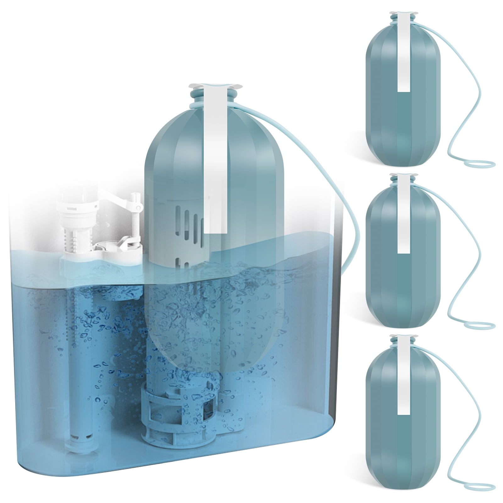 4 Pcs Toilet Bowl Cleaners Long Lasting Toilet Cleaning Solution with ...