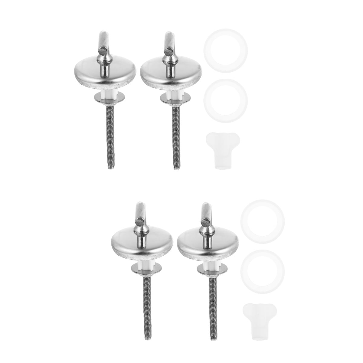 4 Pcs Toilet Seat Hinge Bolts and Screws Fastener Set for Bathroom ...