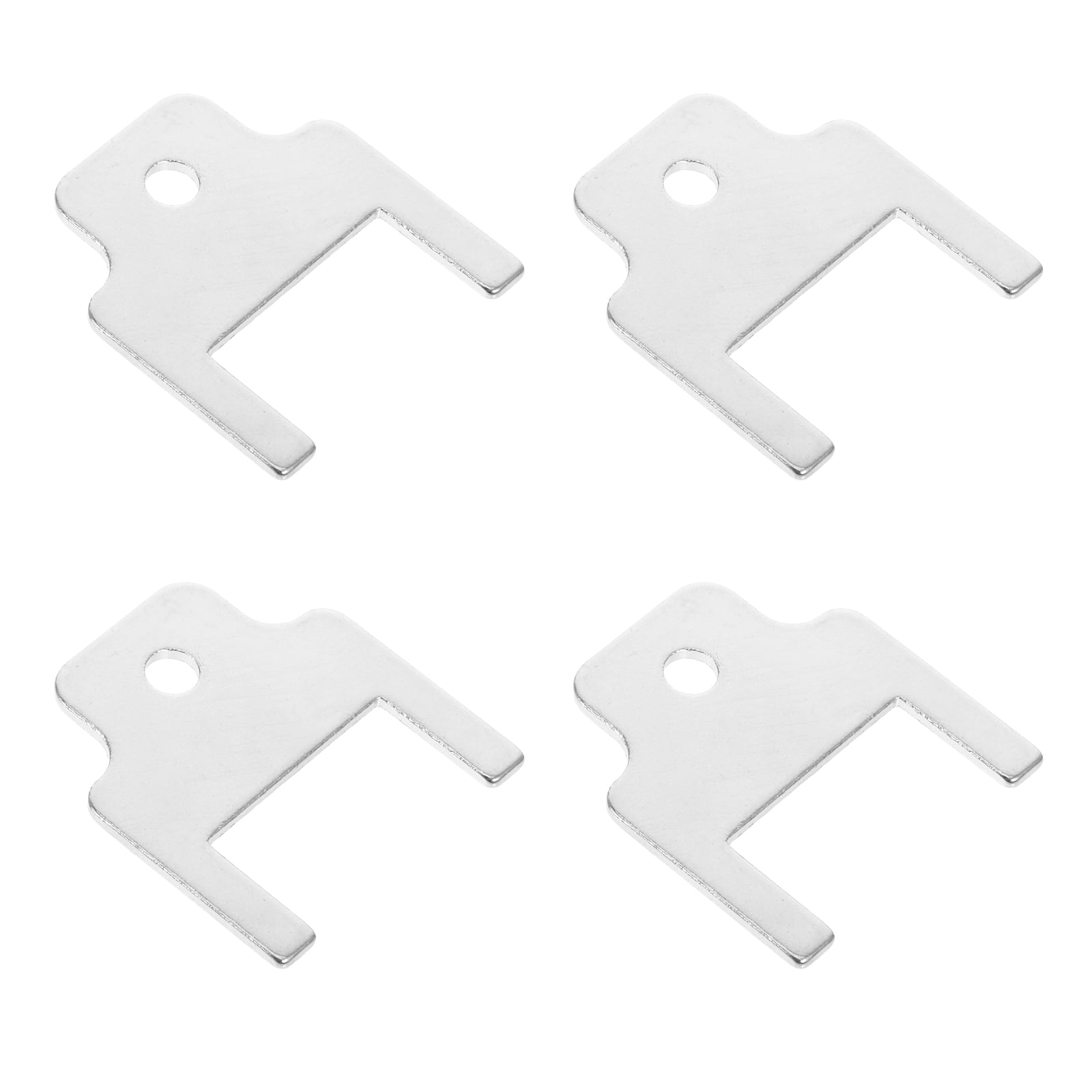 4 Pcs Toilet Paper Key Dispenser Keys Lucky Knob Unique Drawer Silver ...