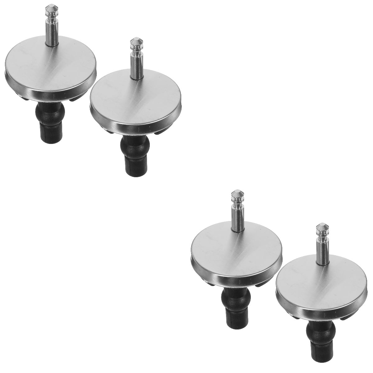 4 Pcs Toilet Seat Screws with Nuts and Hinges, WC Bolt Fixing Fasteners ...