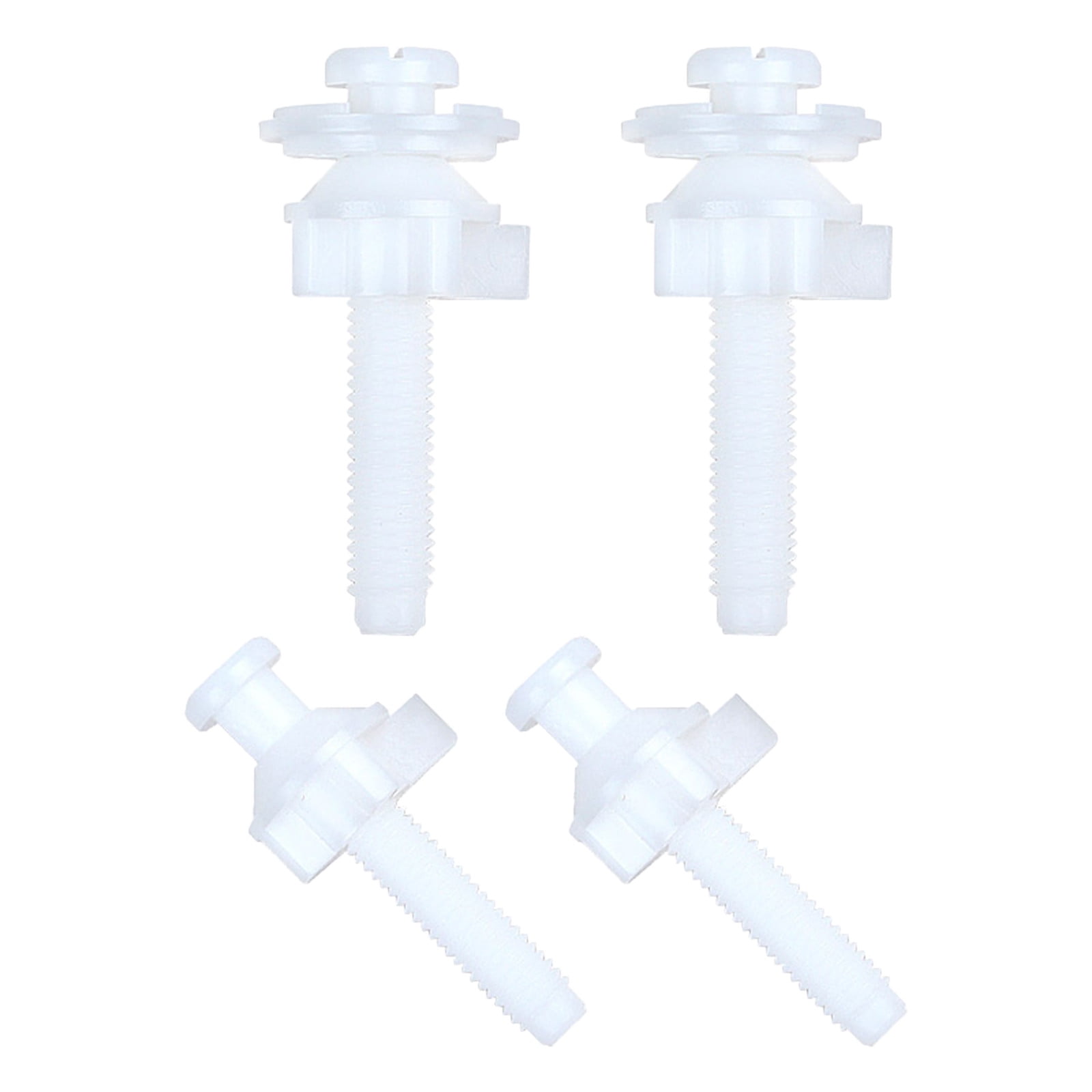 4 Pcs Toilet Seat Screws for Replacement,Seat Hinge Screw, Plastic ...
