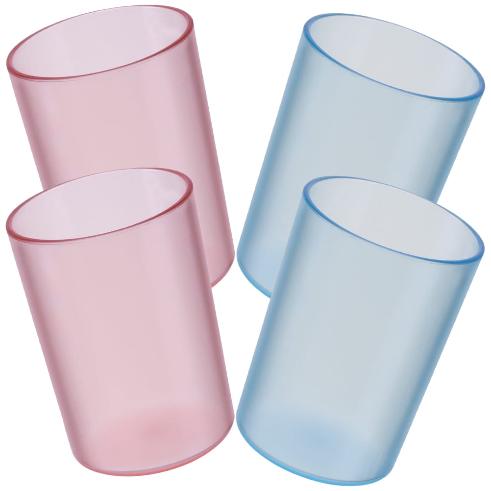 ifundom Mouthwash Cups Reusable Plastic Assorted Colors for Bathroom ...
