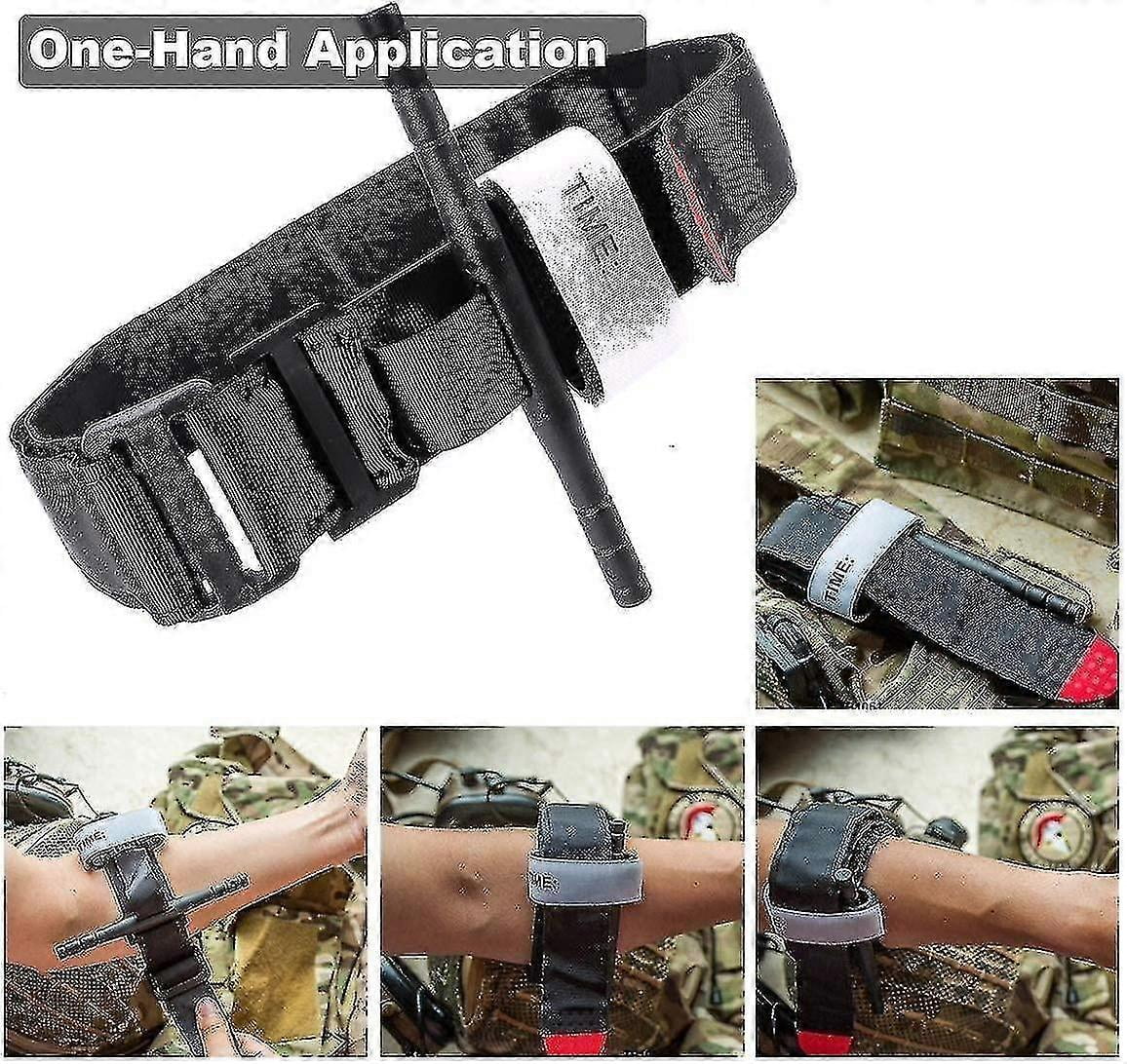 4 Pcs Tourniquet Rapid One Hand Application Emergency Outdoor First Aid ...