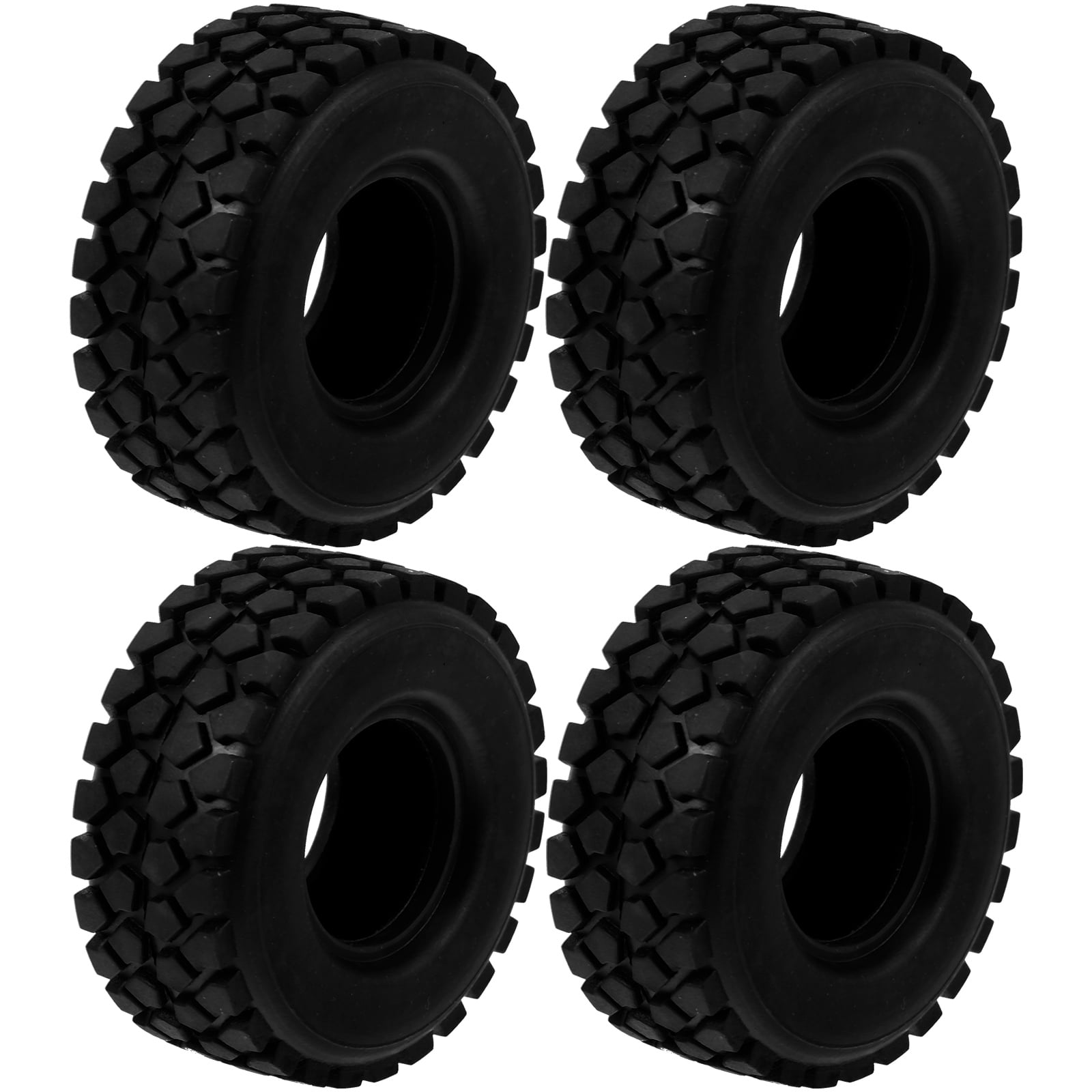 4 Pcs Toy Truck Tires Toy Truck Wheels Toy Car Wheels Rubber Wheels Car ...