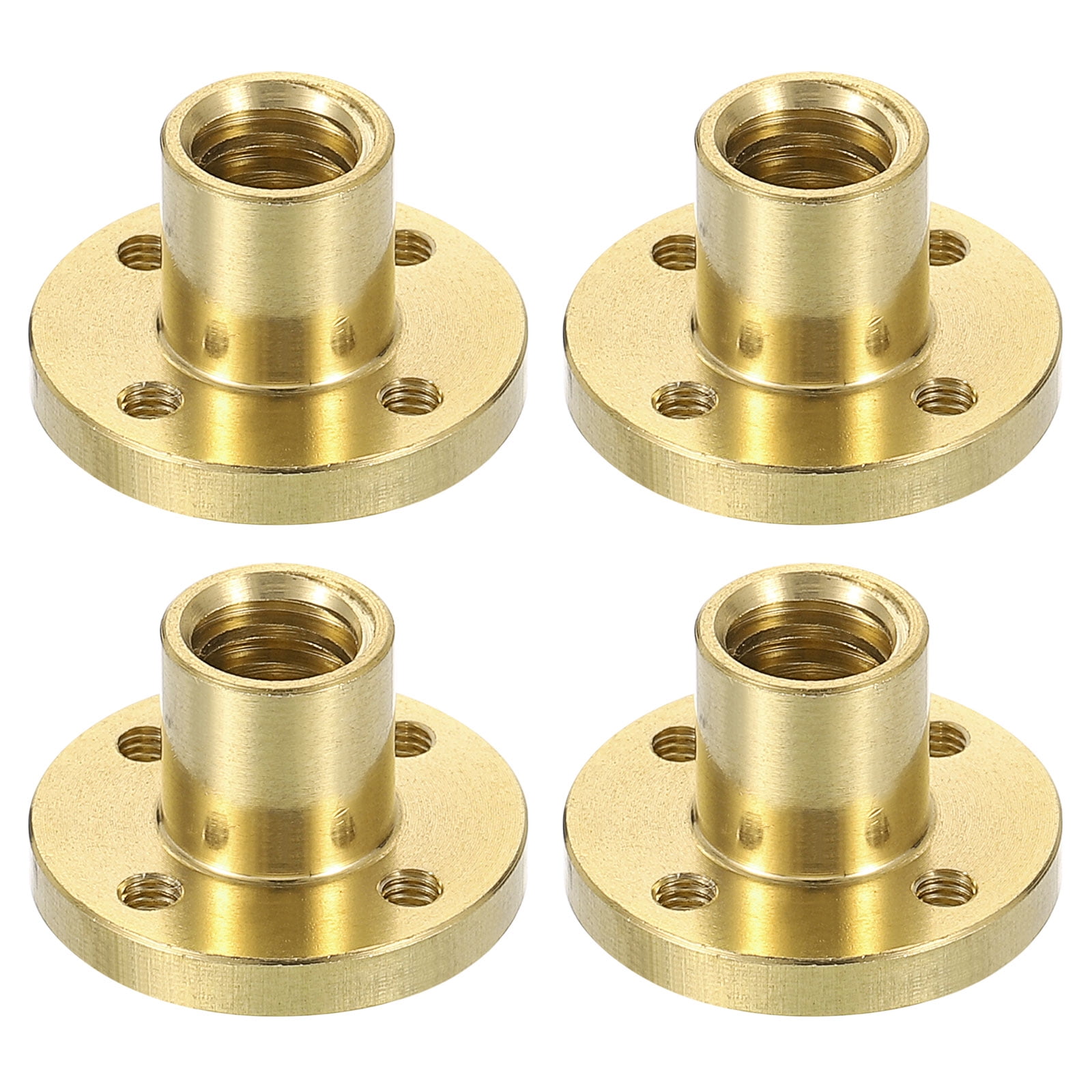 4 Pcs Tr8x8 Lead Screw Brass Nut (2mm Pitch, 4 Start, 8mm Lead ...