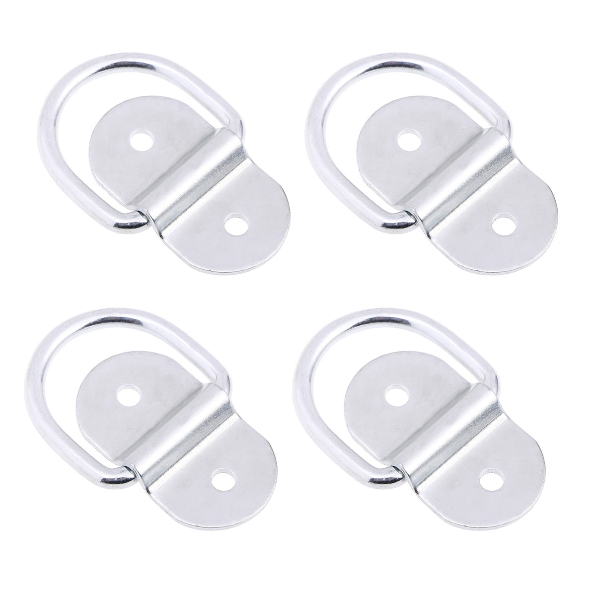 BESTOYARD Trailer Lashing Rings with High Strength Metal D Ring Anchors for Car Use Silver 4 Pcs ...