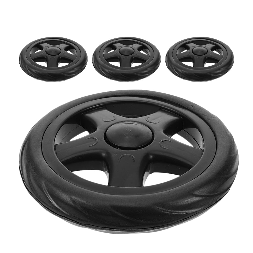 4 Pcs Trailer Jack Wheel Replacement Stroller Wheels Caster Shopping ...