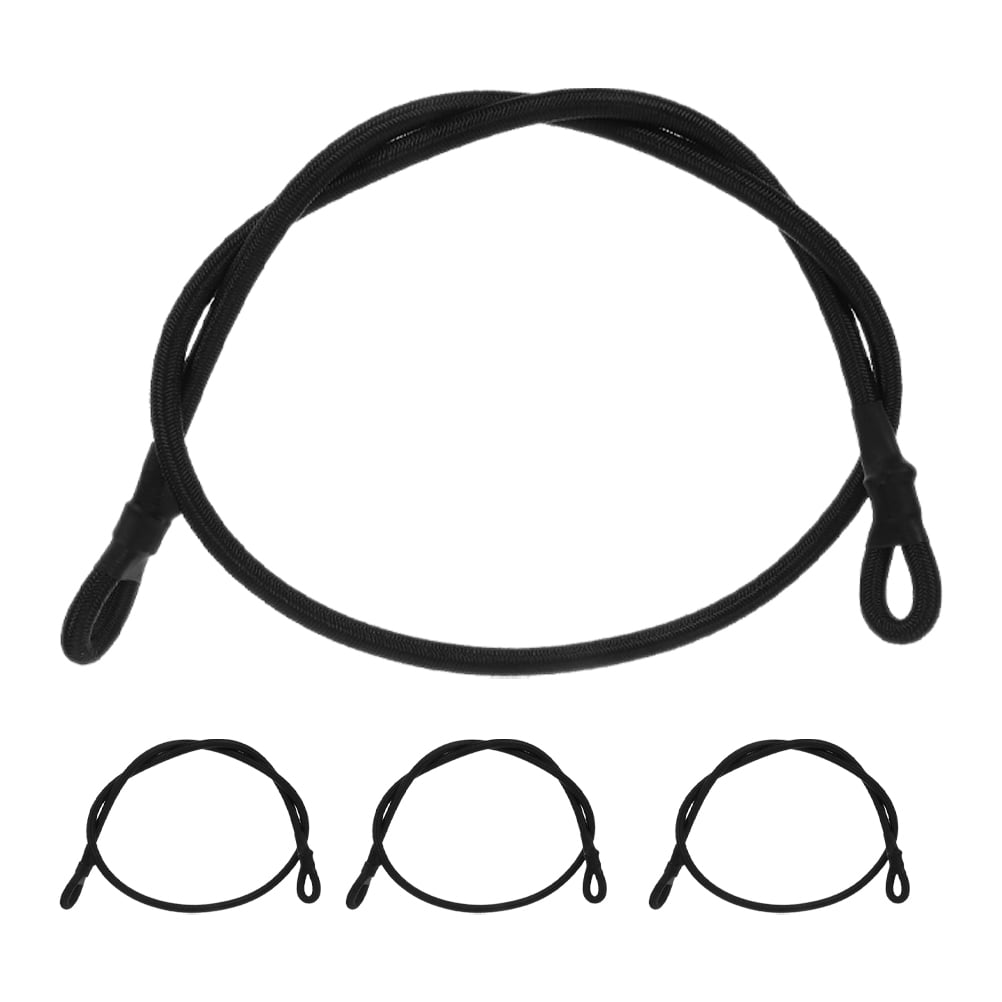 4 Pcs Trampoline Bungee Cords with Loop Earplug Straps Heavy Duty ...