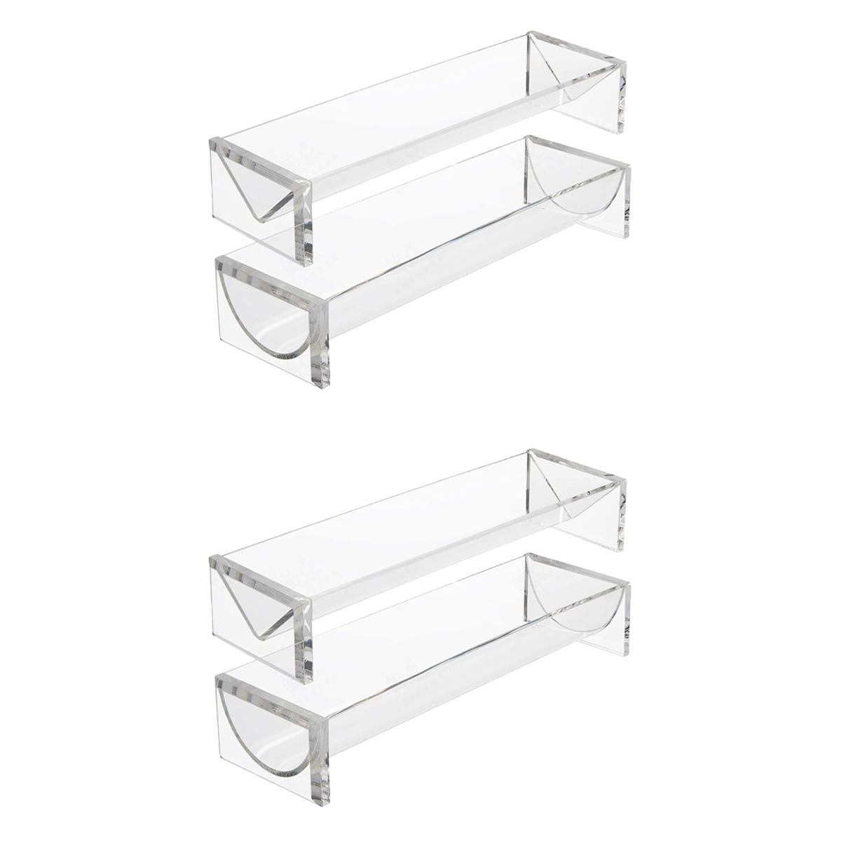 4 Pcs Transparent Biscuit Tray Display Shelves Serving Tray Cookie Tray ...