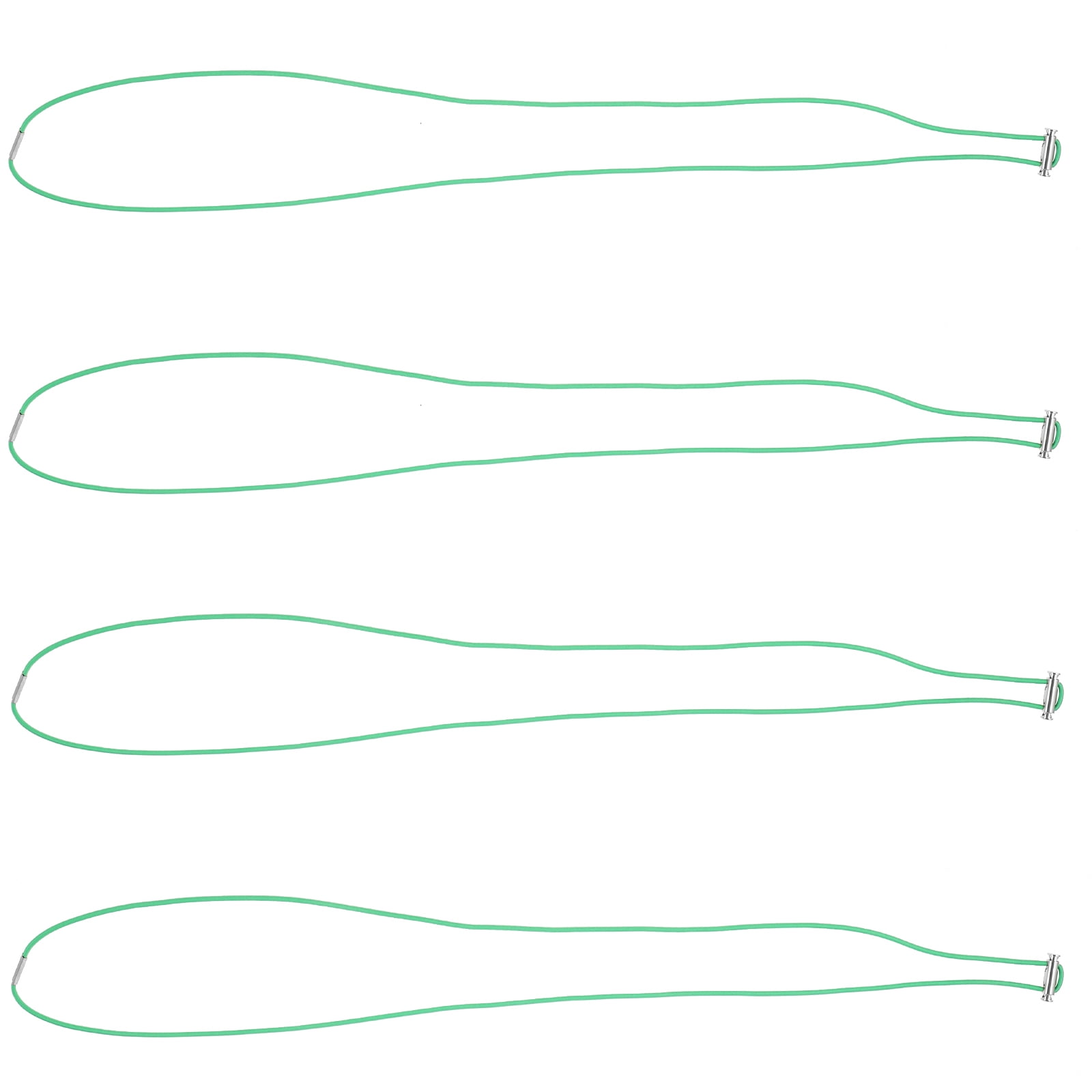 4 Pcs Trash Bag Litter Bags Holder Band Waste Basket Elastic Can Strap ...