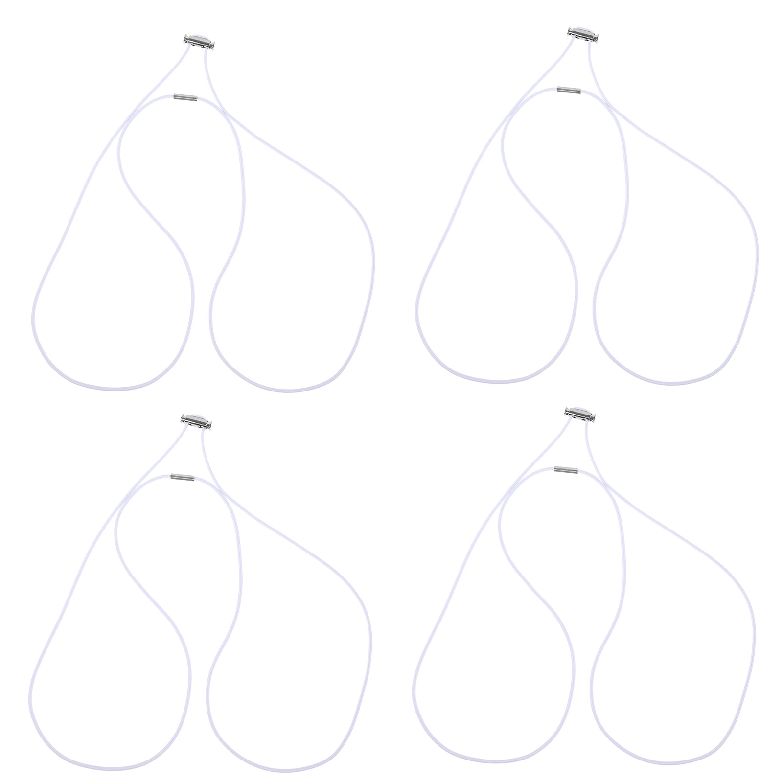 4 Pcs Trash Can Strap Trash Bags Adjustable Garbage Bin Band Waste Bin ...