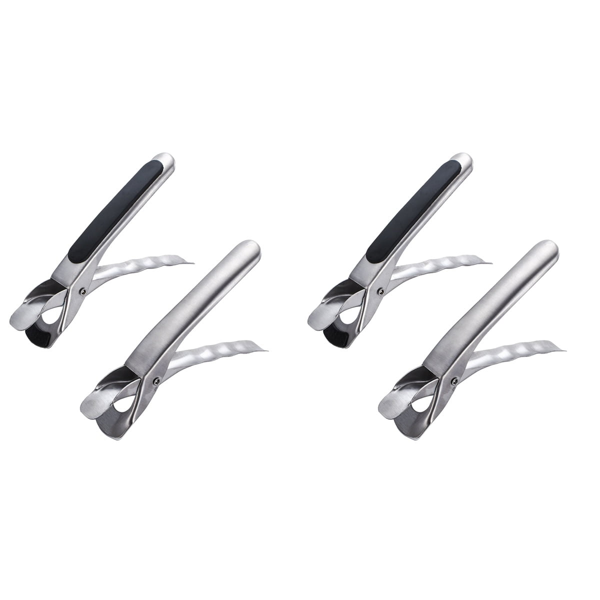 4 Pcs Tray Lifter and Bowl Holder Decor Stainless Steel Clip Kitchen ...