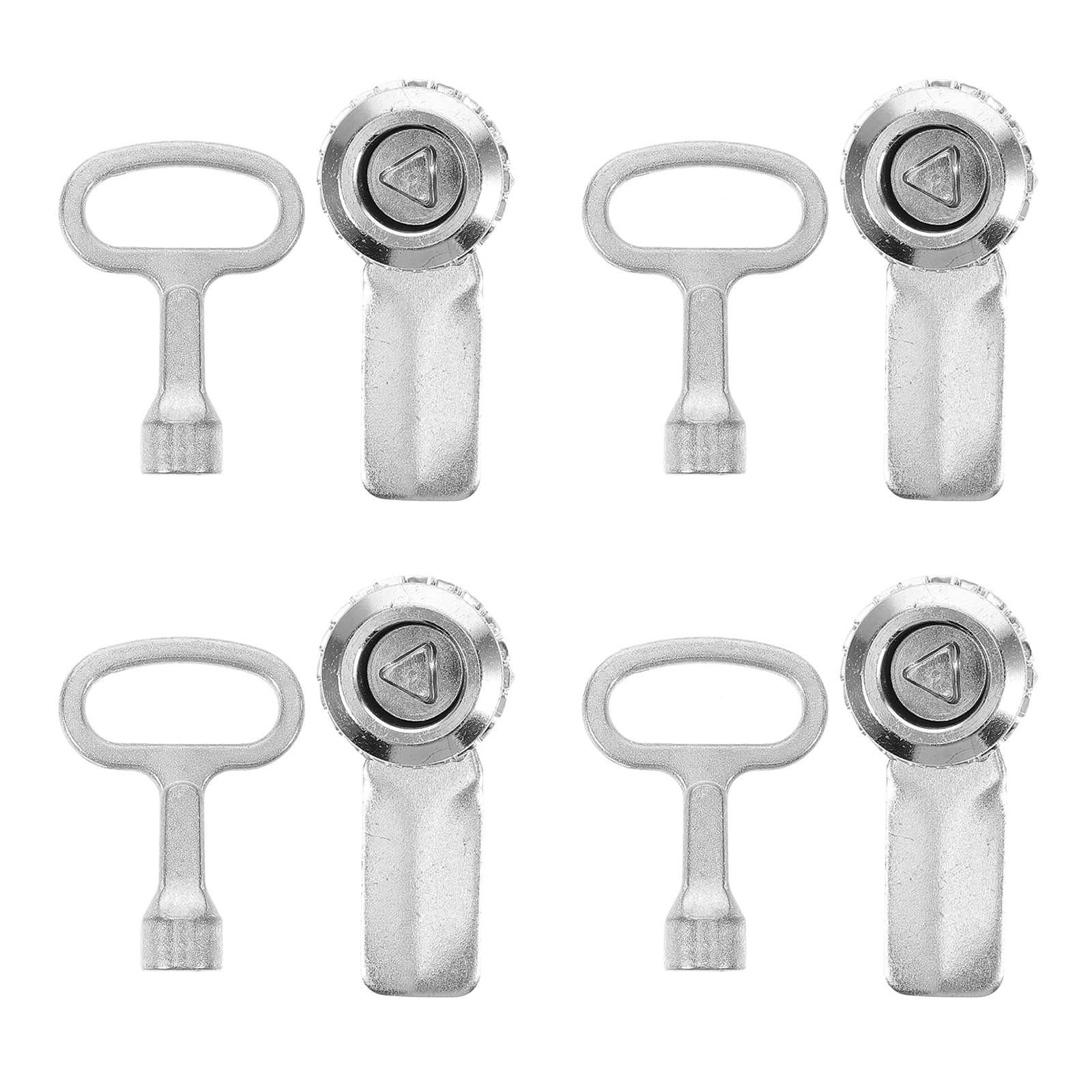 4 Pcs Triangle Key Trash Can Key Locks Rubbish Bin Lock Waste Bin ...