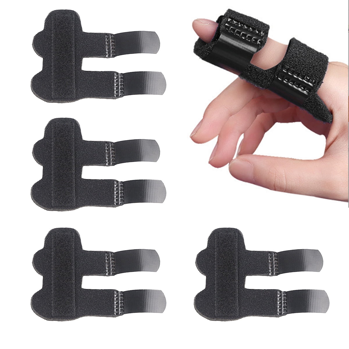 4 Pcs Trigger Finger Splints,Finger Brace,Finger Knuckle Immobilization ...
