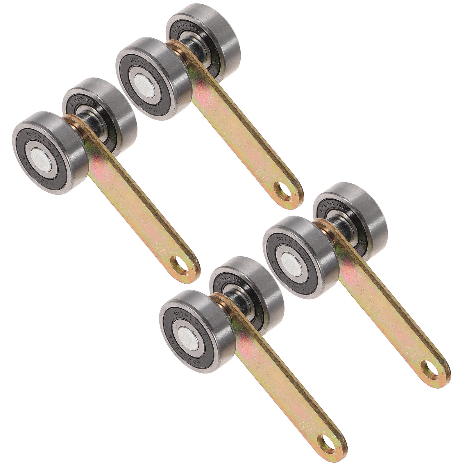 4 Pcs Trolley Assembly Roller Wheel Wagon Wheelbarrow Carts - Walmart.com