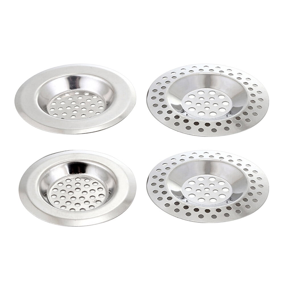 4 Pcs Tub Strainer Bathtub Filter Sink Drain Kitchen Stainless Steel ...