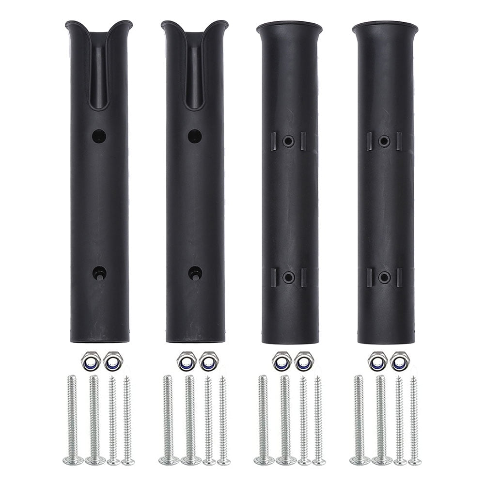 4 Pcs Tube Fishing Rod Holders Racks with Screws Portable Fishing Pole ...