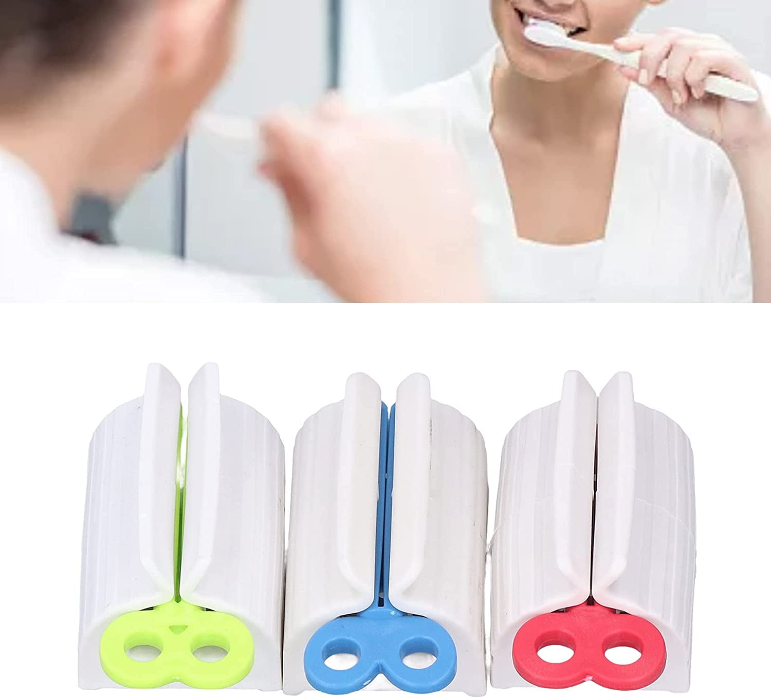 4 Pcs Tube Squeezer, Toothpaste Squeezer Rolling Toothpaste Squeezer ...