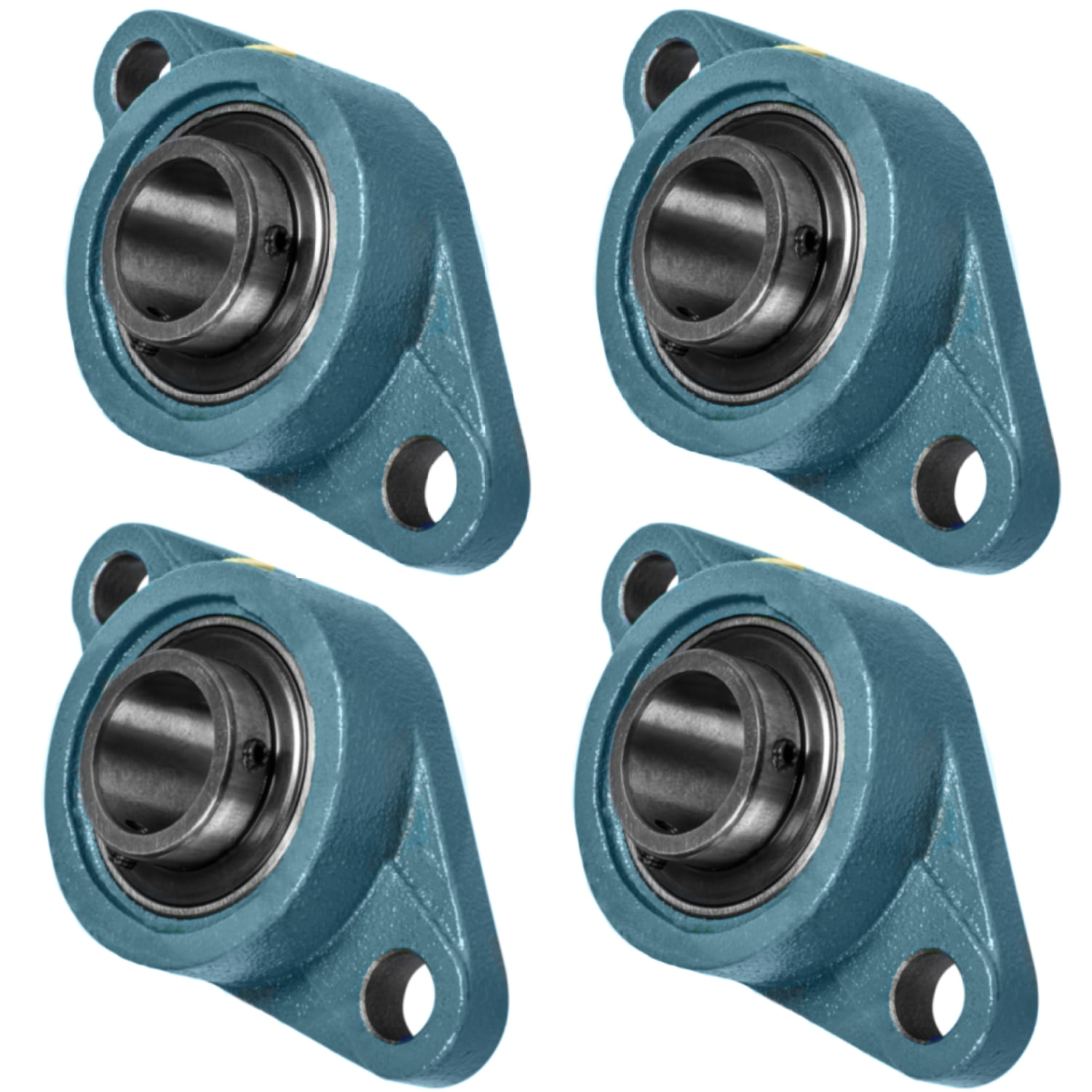 4 Pcs UCFL 204-12 Self-align 2 Bolt Flange Pillow Block Bearing 3/4 inch - Walmart.com