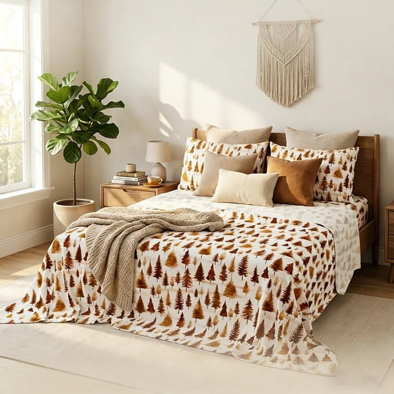4 Pcs Ultra Soft Queen Size Sheet and Pillowcase Set - All Season ...