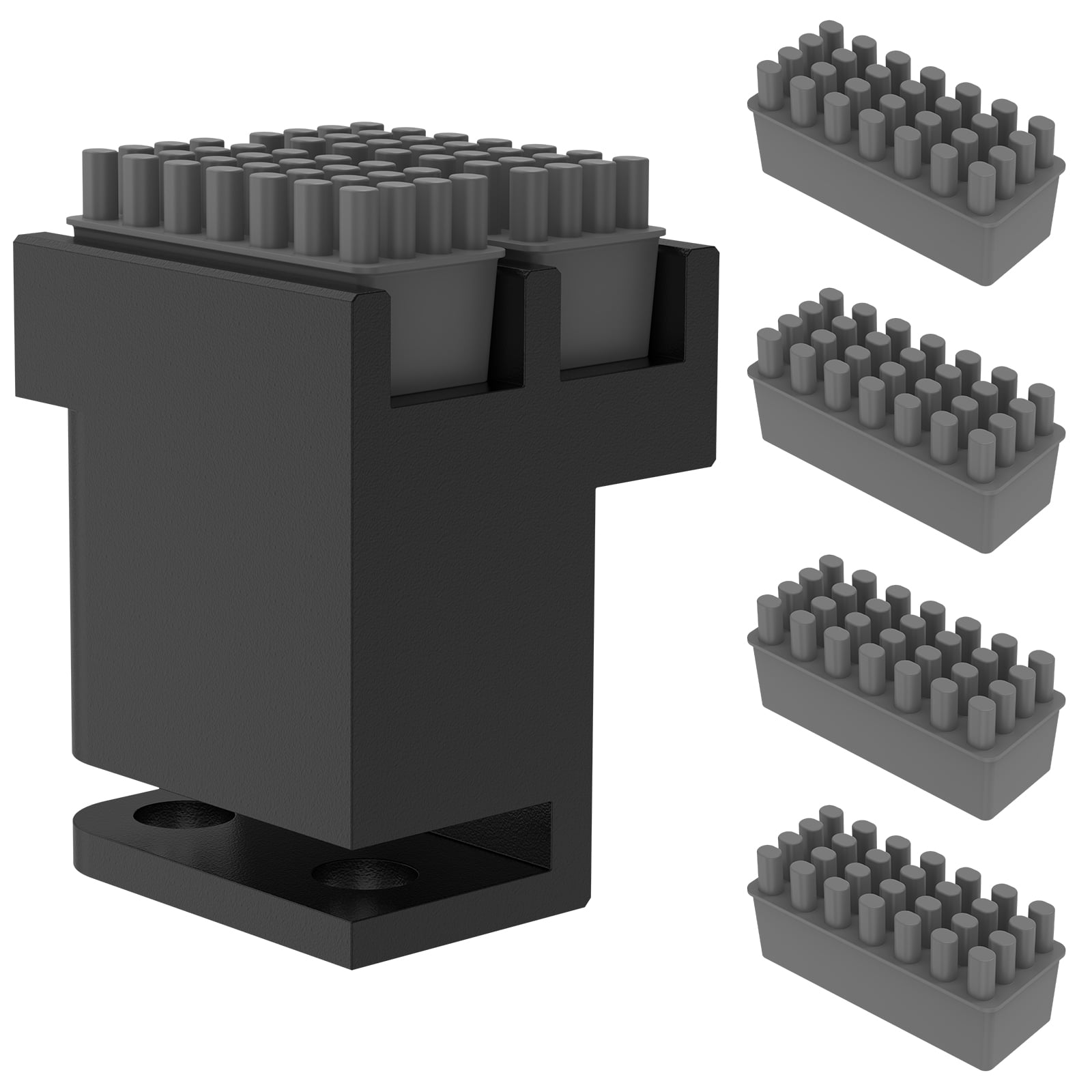 4 Pcs Unique 3D Printer Nozzle Wiper Easy to Install 3D Printer ...