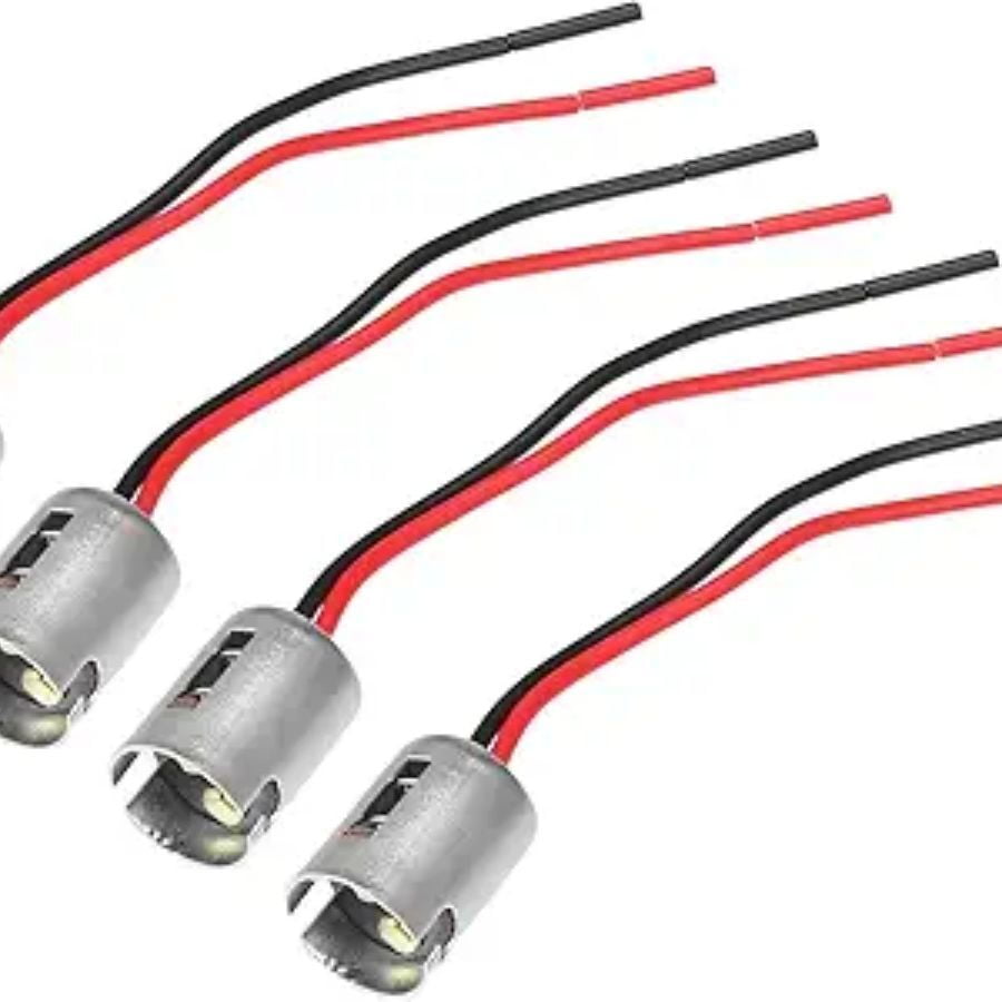 4 Pcs Universal Car Bulb Socket - Auto LED Bulb Light Lamp Socket ...