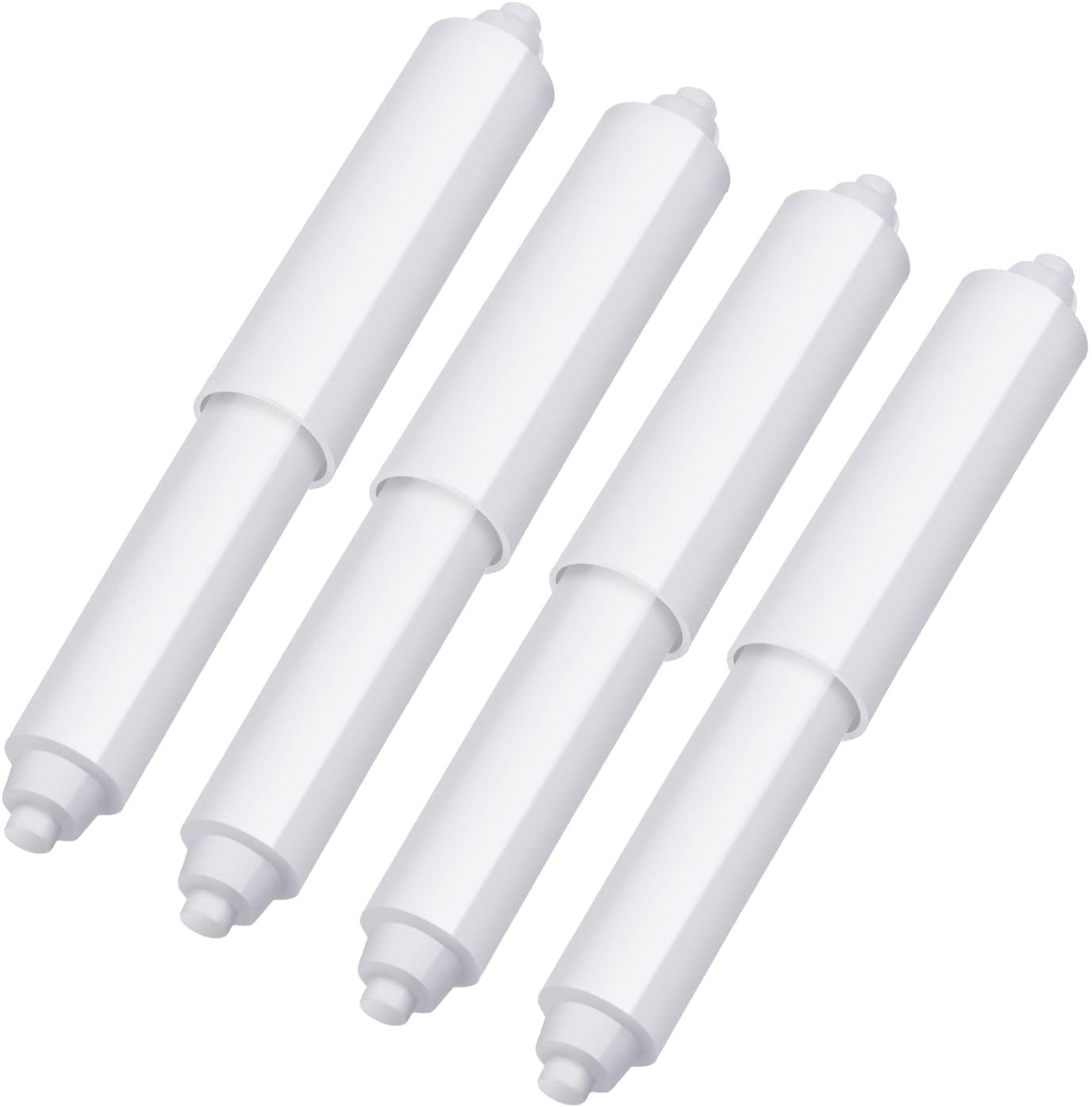4 Pcs Universal Toilet Paper Holder Replacement Rod Spring Loaded ...