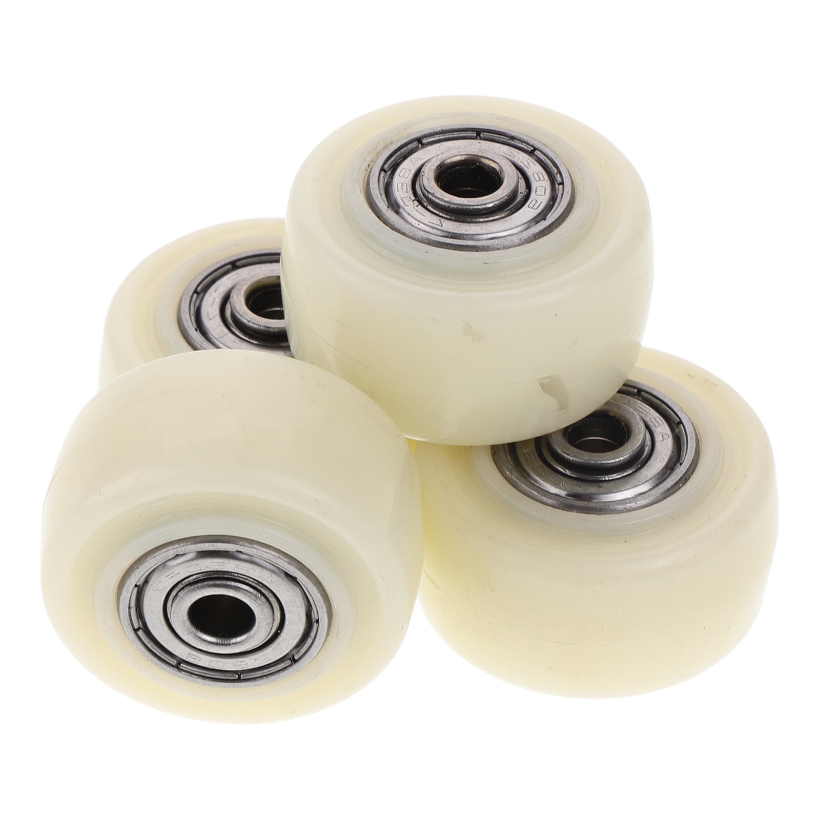 4 Pcs Universal Wheel Trolley Cart Caster Wheels Casters Beige ...