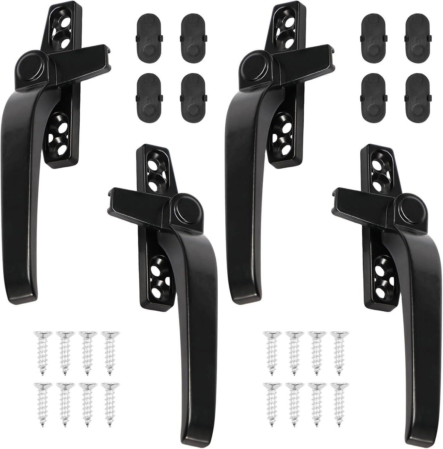 4 Pcs Universal Window Handle, Metal Window Handle Replacement, Easy to ...