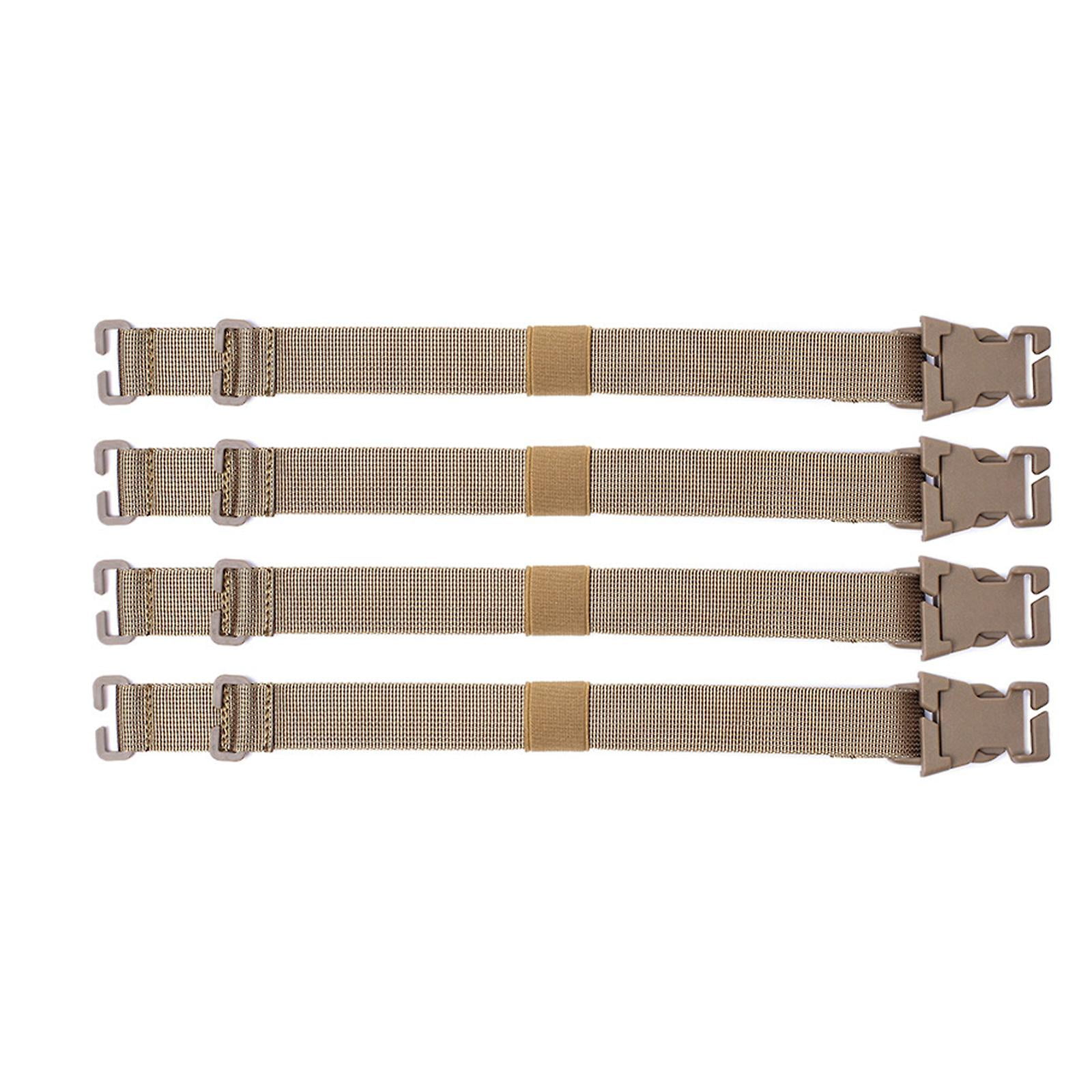 4 Pcs Utility Webbing Straps With Buckle Strap For Backpack Tactical ...