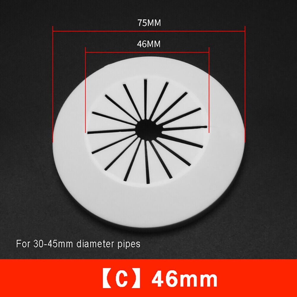 4 Pcs Versatile Pipe Plate Duct Cover Covering Wall Holes Cable Bushing ...