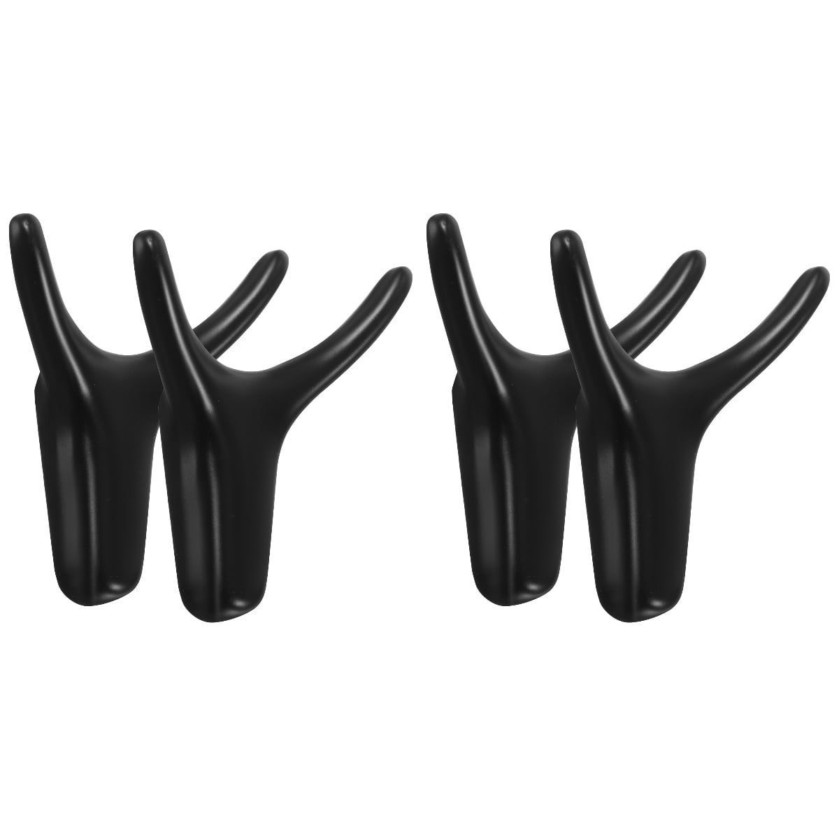 4 Pcs Wall Hook Key Hanger Hooks Mounted Decorative for Bathroom Hats ...