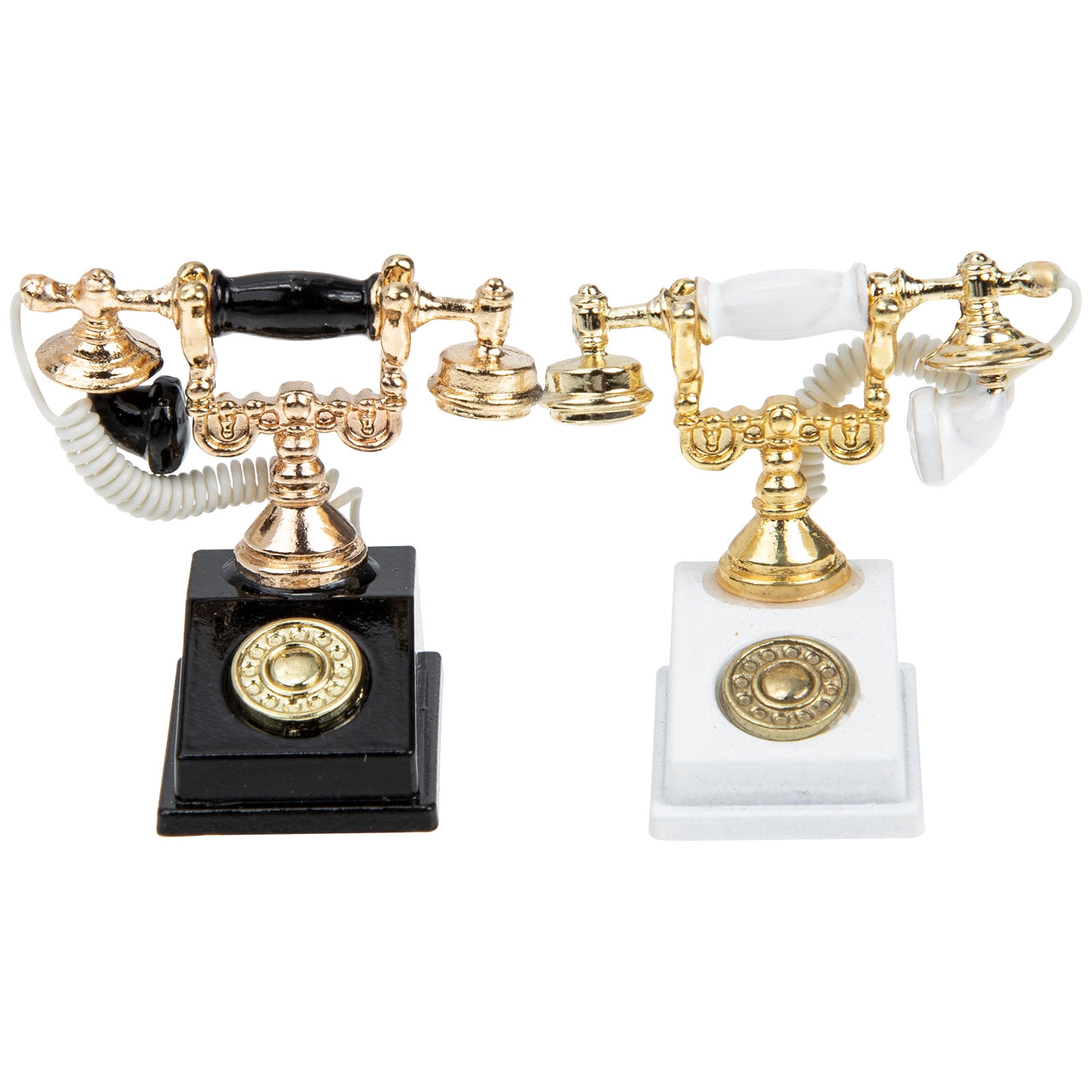 4 Pcs Wall Phones for Landline Mini Telephone Decor Mobile House ...