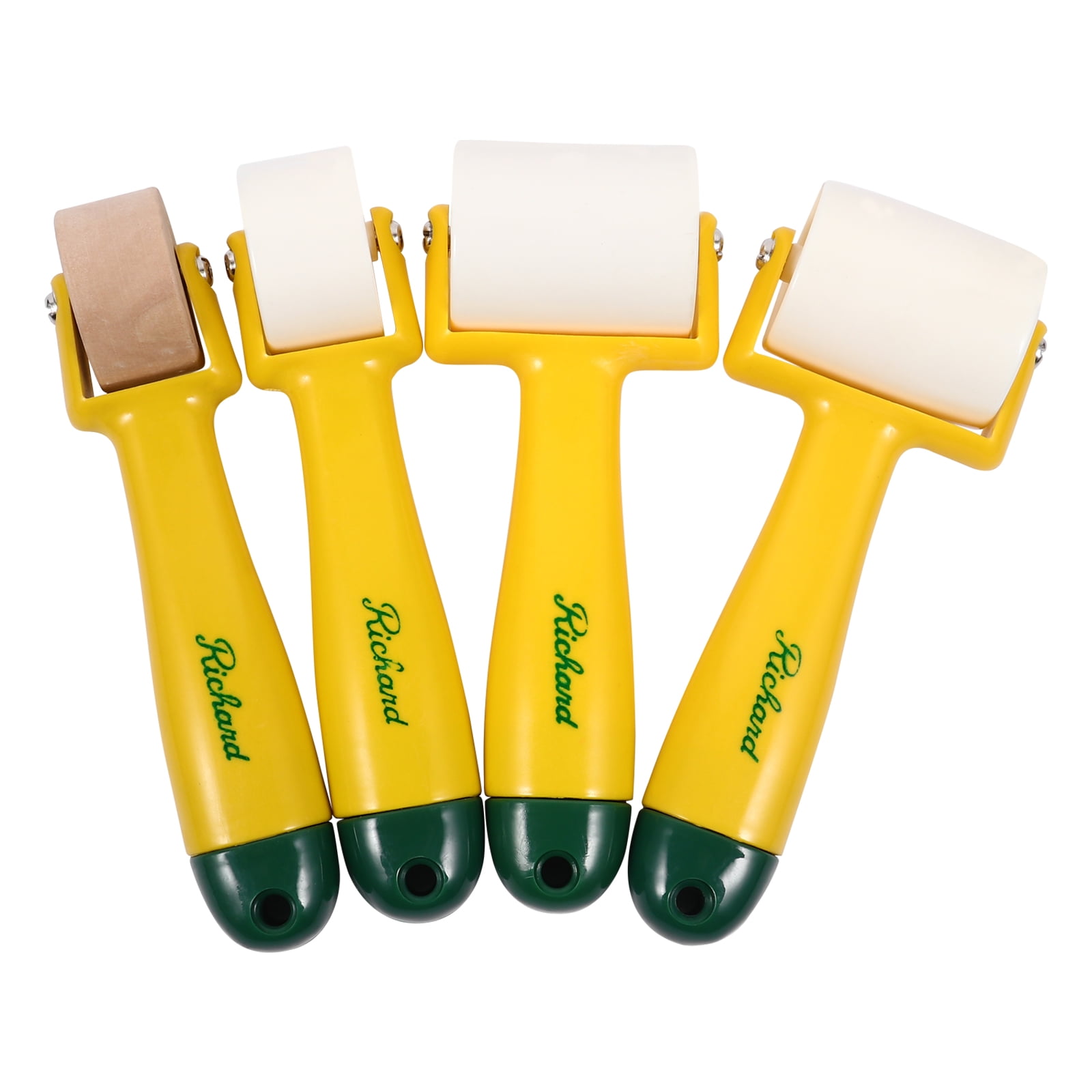 4 Pcs Wallpaper Construction Tools Seam Flat Roller Wheel Pressure ...