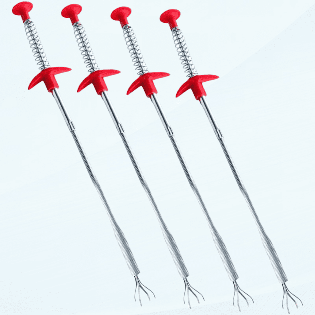 4 Pcs Wash Basin Sink Deshedding Tool Hair Remover Tool Clog Opener ...
