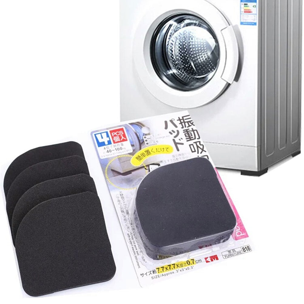 4 Pcs Washer Machine Vibration Reduction Pads Washing Mat Anti Damping ...