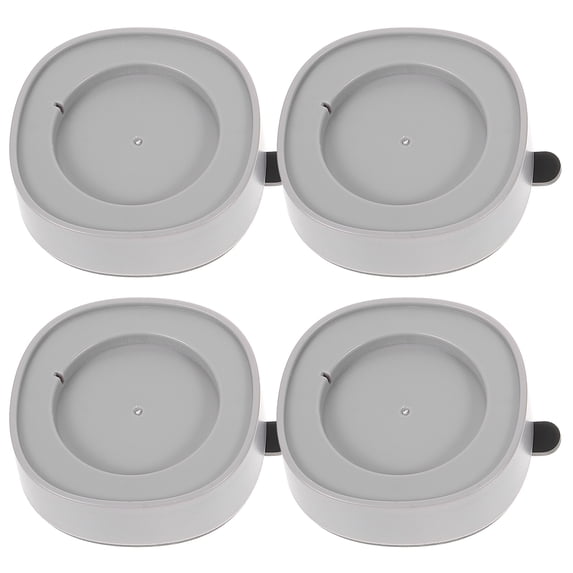 4 Pcs Washing Machine Floor Mat Washer and Dryer Stand Washers Washer ...