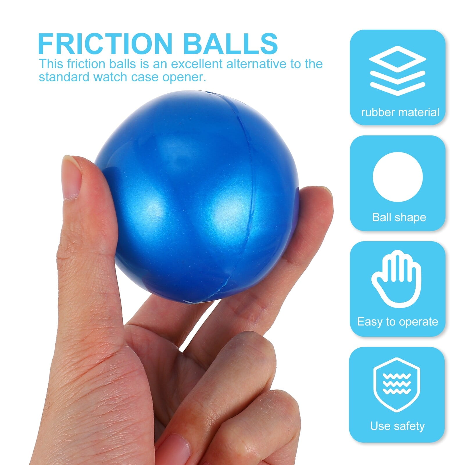 Watch Case Opener Tools with Rubber Friction Balls for Precise and Safe Use 4 Pcs Assorted Color ...