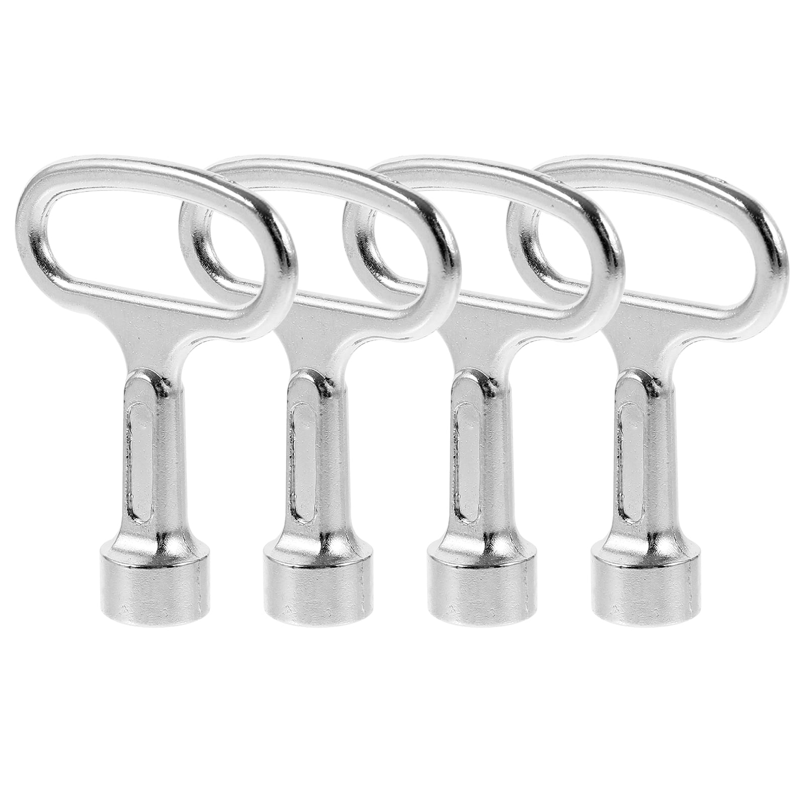 4 Pcs Water Meter Key Metal Square Keys Electrical Cabinet Shut off ...