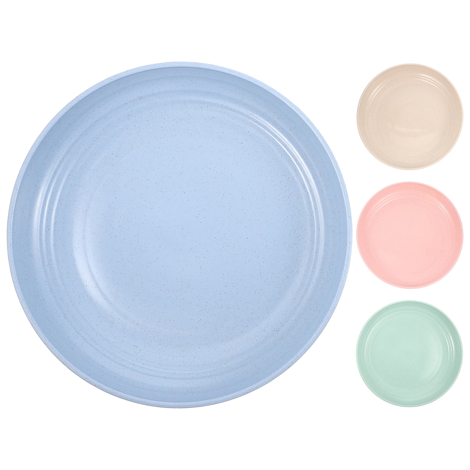 REOFLYUP Dinnerware Assorted Color Multi-functional Trips 4Pcs 8.3In ...