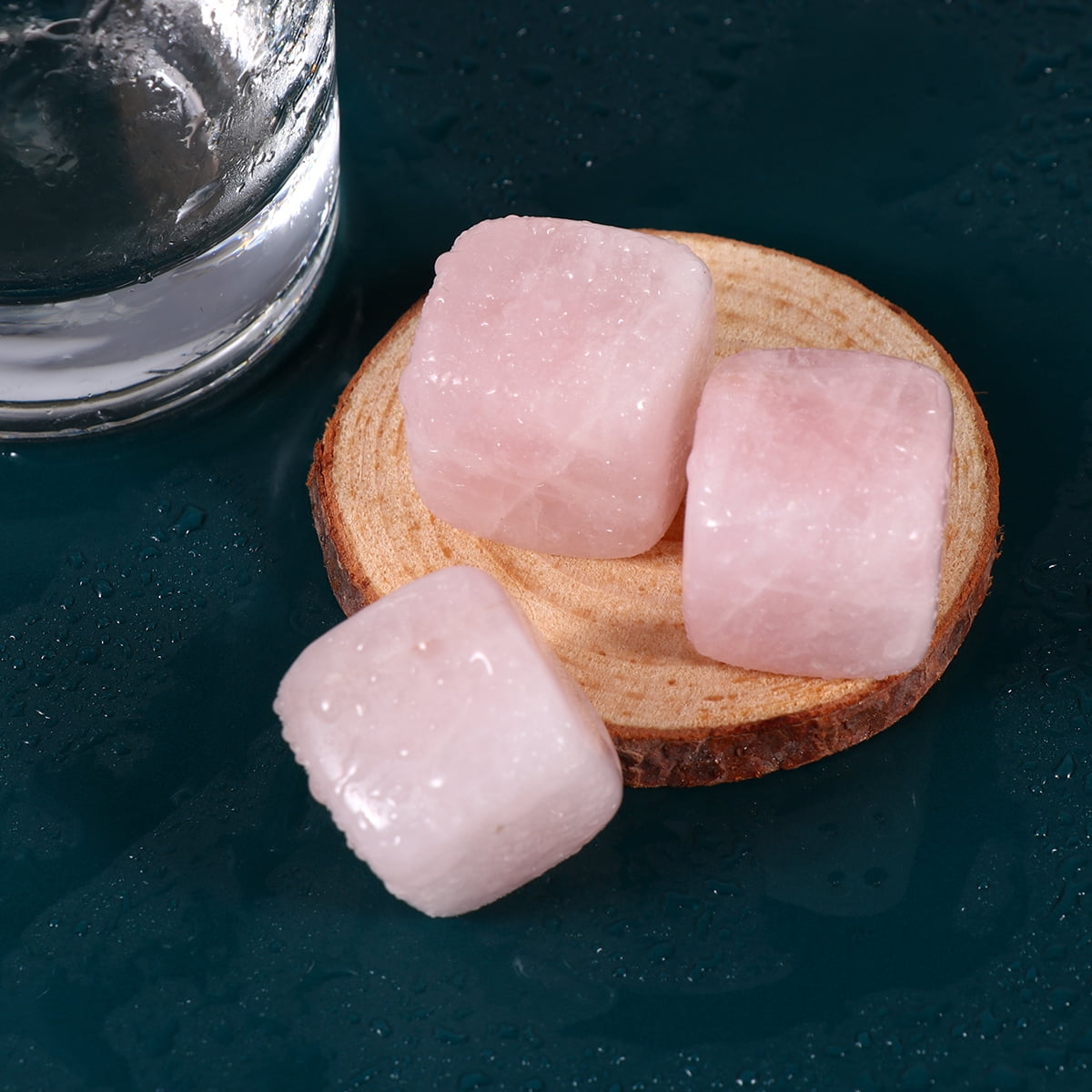 4 Pcs Whiskey Ice Stone Stone Ice Cubes for Drinks Wine Beer Cooling ...