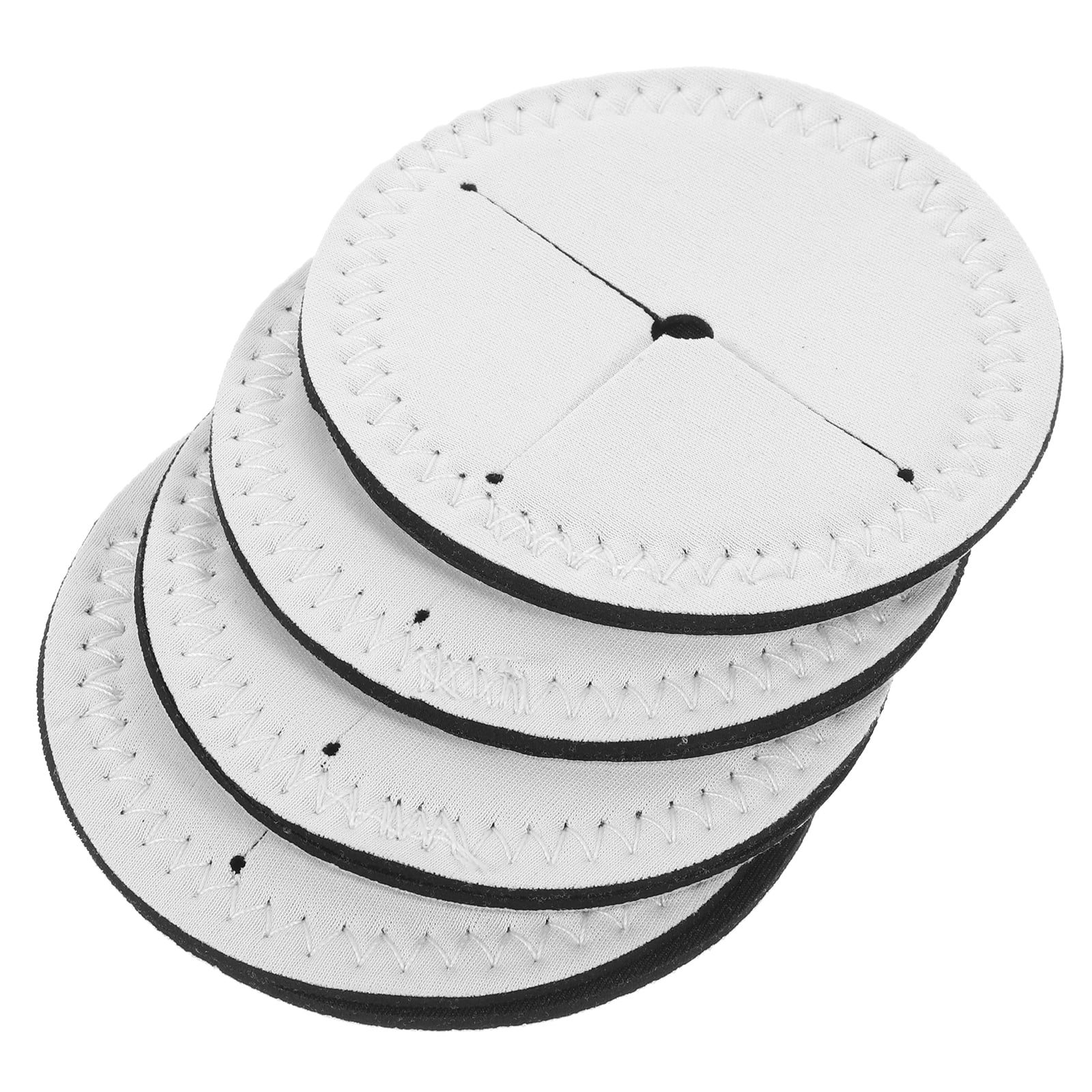 MLINS 4pcs Glass Coasters for Stem Cups Heat Transfer Wine Cushions DIY ...